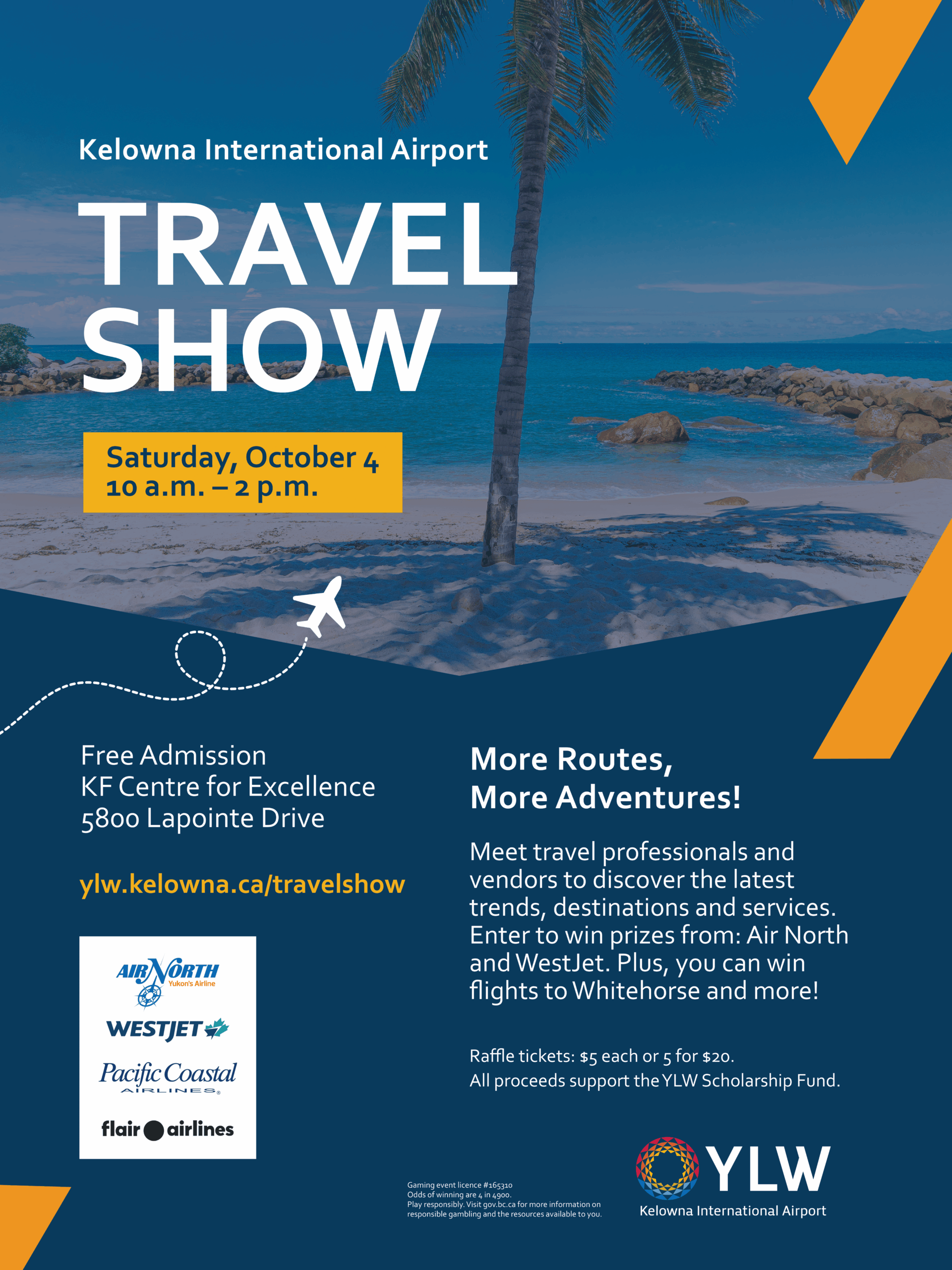 YLW Fall Travel Show at the KF Centre for Excellence